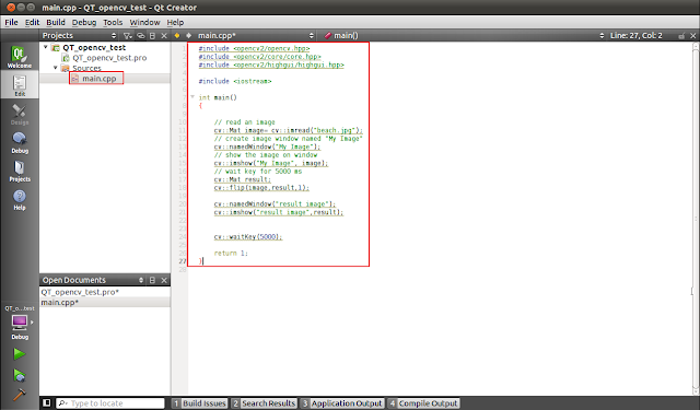 TRong Programing World: [Qt]Creating a OpenCV 2.3.1 application using QT
